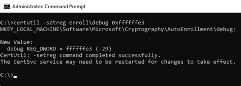 Enable Debug Logging For The Certificate Enrollment Policy Web Service Cep Uwe Gradenegger