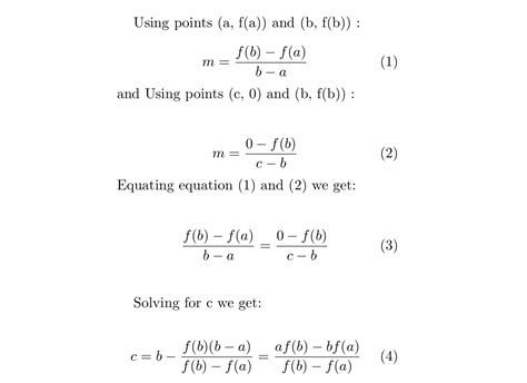Mathemedium Regula Falsi Method Engineering Mathematics Findind Roots Of An Equation
