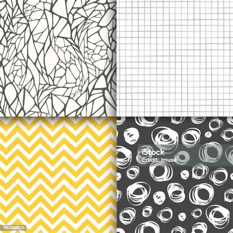 추상 손으로 그린 기하학적 간단한 최소한의 완벽 한 패턴 설정 합니다 폴카 도트 줄무늬 파도 랜덤 기호 텍스처입니다 벡터