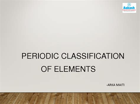 SOLUTION Class Icse Periodic Table Studypool