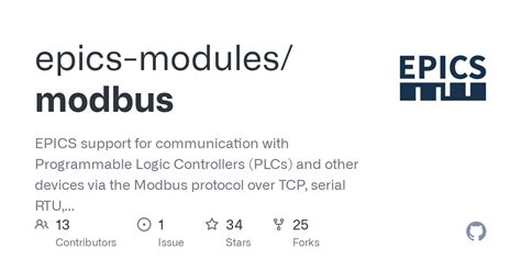 GitHub Epics Modules Modbus EPICS Support For Communication With