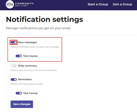 Manage Notification Settings Cbs Connect Answers