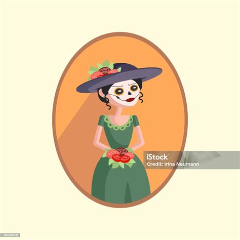 디아 드 로스 무에르토 죽은 자의 날 멕시코 휴일 축제 벡터 포스터 배너 및 설탕 두개골 여자와 남자의 메이크업 카드 가을에 대한 스톡 벡터 아트 및 기타 이미지 Istock