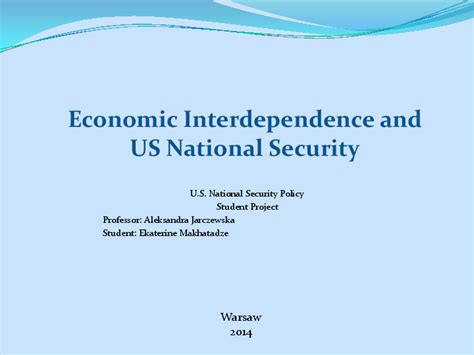 Ppt Economic Interdependence Between Us China