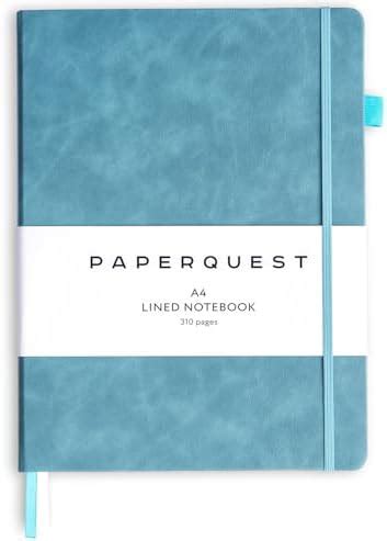 Amazon Com PAPERQUEST A Hardback Notebook Vegan Leather Journal Lined Pages GSM