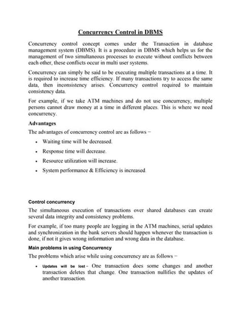 databases locking methods ppt
