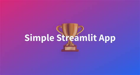 Simple Streamlit App A Hugging Face Space By Jaydemirandilla