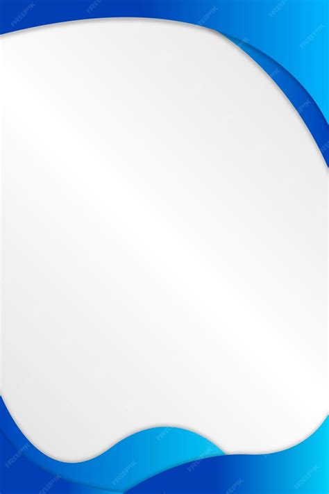 파란색 유체 모양 프레임 디자인 리소스 무료 벡터