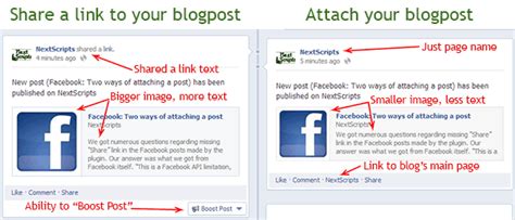 facebook missing share link solution nextscripts