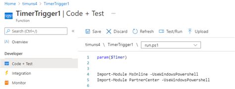 Running Powershell In Azure Functions