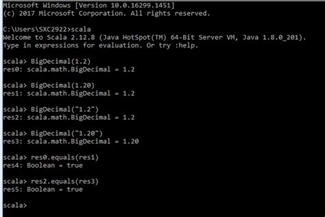 Precision Scalamathbigdecimal 12 And 120 Are Equal Stack Overflow