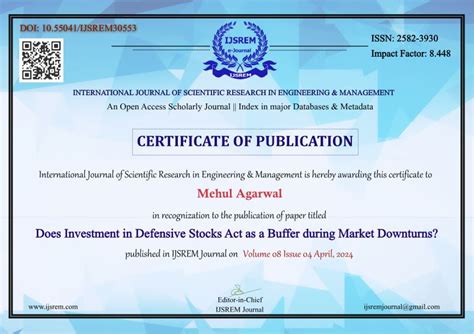 Mehul Agarwal On Linkedin I Am Thrilled To Announce The Publication Of