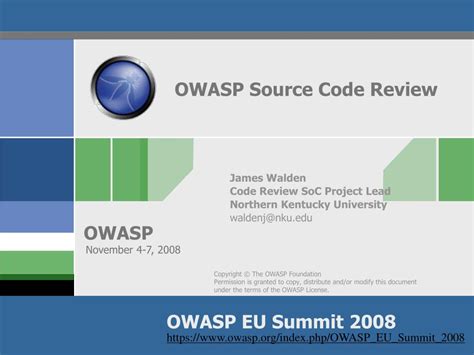 Ppt Owasp Source Code Review Powerpoint Presentation Free Download Id3095709