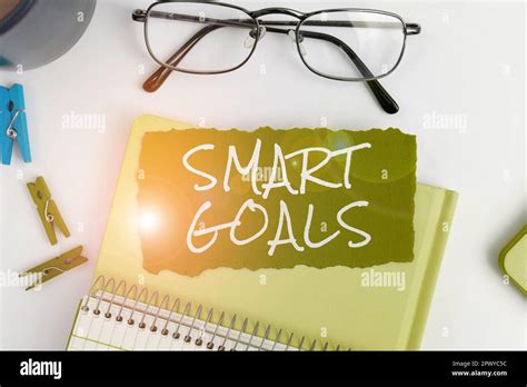 Handwriting Text Smart Goals Internet Concept Mnemonic Used As A Basis