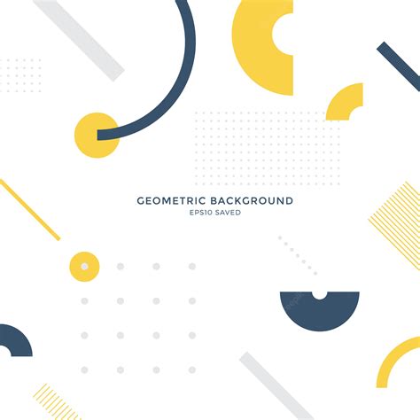 Premium Vector Abstract Geometric Modern Shapes Background