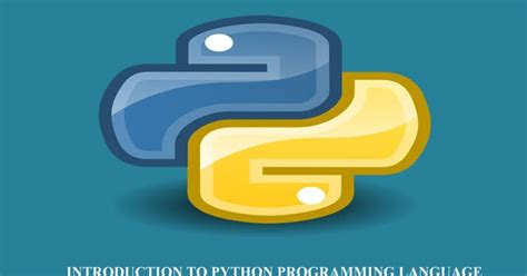 Introduction To Python Programming Language Trickcode Free Source