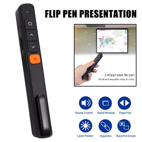 WIRELESS USB PPT Presenter Powerpoint Clicker Presentation Control Remote N B W PicClick UK