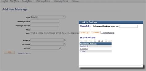 how to create peoplesoft message document package oracle forums
