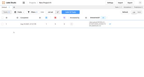 Time Series Labelling Window Disappears Issue Humansignal Label Studio Github