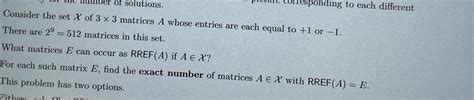 Solved Consider The Set X Of Matrices A Whose Entries Chegg Com