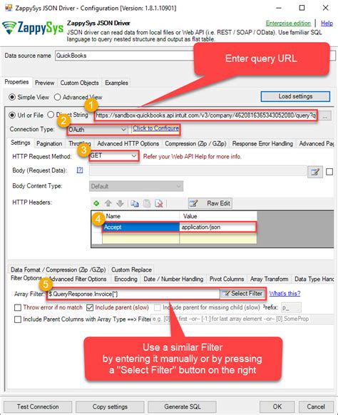 Read Data From Quickbooks Online Into Sql Server Via Odbc Driver Zappysys Blog