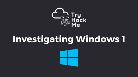 Tryhackme Investigating Windows 1 Youtube