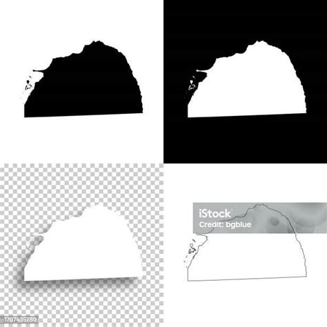 휴런 카운티 미시간 디자인을 위한 지도 공백 흰색 및 검은색 배경 0명에 대한 스톡 벡터 아트 및 기타 이미지 0명 개체 그룹 검은색 Istock