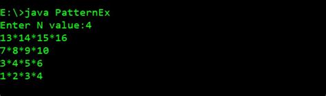 Print Number Star Square Pattern Type 2 Prep Insta