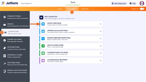 Cómo ocultar o mostrar varios campos de forma condicional