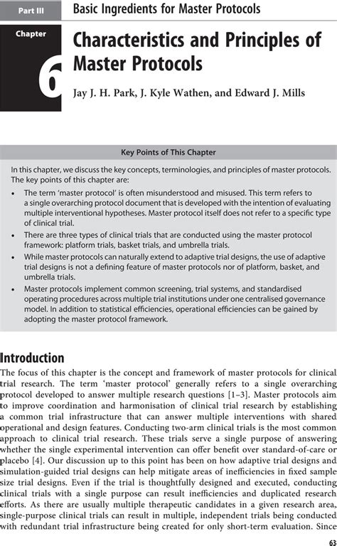 Basic Ingredients For Master Protocols Part Iii Introduction To Adaptive Trial Designs And
