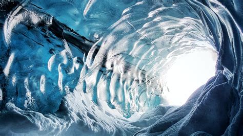 Ice Cave Wallpapers 4k Hd Ice Cave Backgrounds On Wallpaperbat