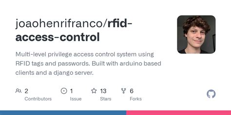GitHub Joaohenrifranco Rfid Access Control Multi Level Privilege Access Control System Using