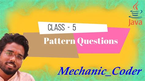 Java Lecture 5 Easy Nested Loop Explanation Mindset To Solve Any Pattern Problem Youtube