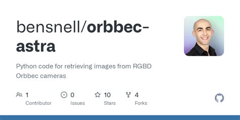 Github Bensnellorbbec Astra Python Code For Retrieving Images From Rgbd Orbbec Cameras