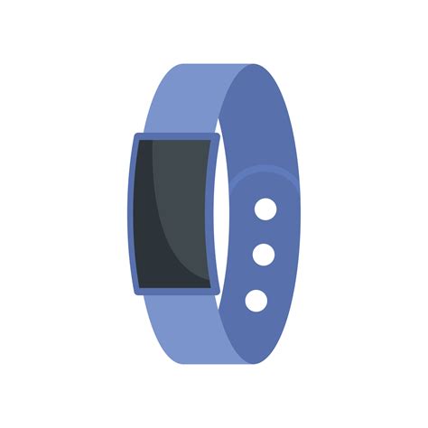 Pedometer Bracelet Icon Flat Isolated Vector 14933505 Vector Art At