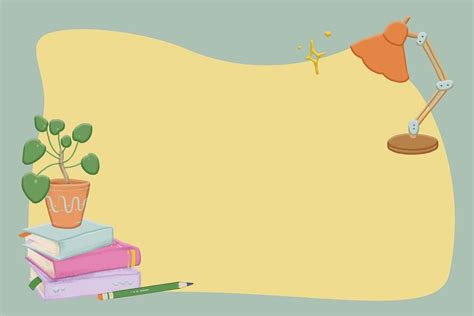 Cute Aesthetic Education Frame Background