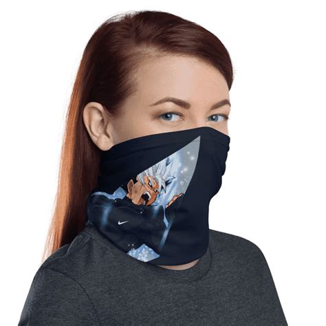 Dbz Byo Nike Inspired Navy Blue Face Covering Neck Gaiter