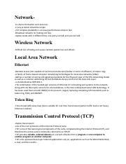 Understanding Network Protocols TCP Vs UDP Ethernet Course Hero