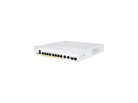 Cisco Cbs250 8p E 2g Cbs250 Switch 8x Poe 120w Ge 2x Ge Sfp