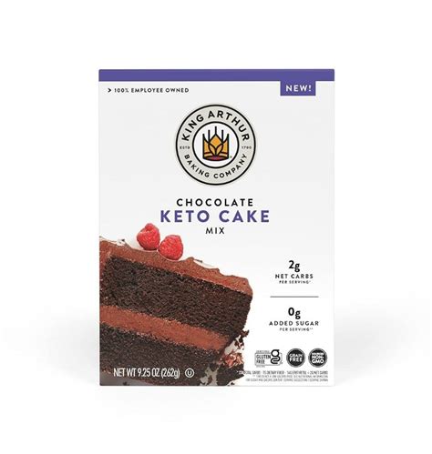 King Arthur 베이킹 케토 케이크 믹스 초콜릿 2g 순탄수화물 0g 1회 제공량당 설탕 추가 저 티몬