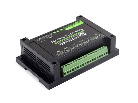 Modbus Rtu 8路继电器模块 Rs485接口 带多种隔离保护电路 工业级 7~36v供电