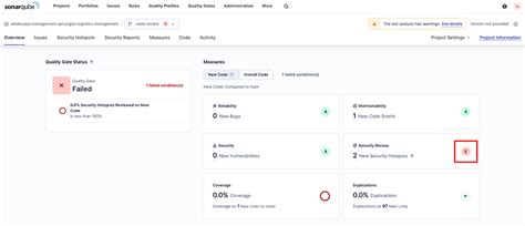 Sonarqube Security Hotspot Review Button Disappeared In Some