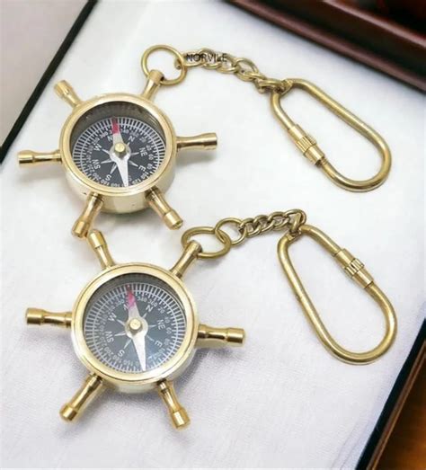 Norville Brass Compass Keychain At Rs 180piece Keychain Compass In Roorkee Id 2854901771633