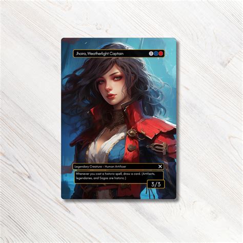 Jhoira Weatherlight Captain Mtg Proxy Anime