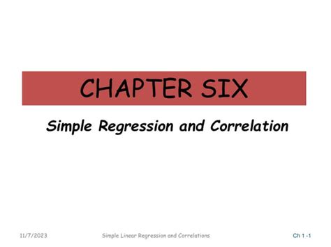 ch vi regression and correlation pptx