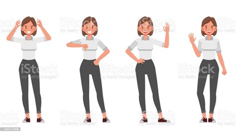 사무실 캐릭터 벡터 디자인에서 일하는 사업가 다양한 액션으로 프리젠 테이션 걷기에 대한 스톡 벡터 아트 및 기타 이미지 걷기 검색 경영자 Istock