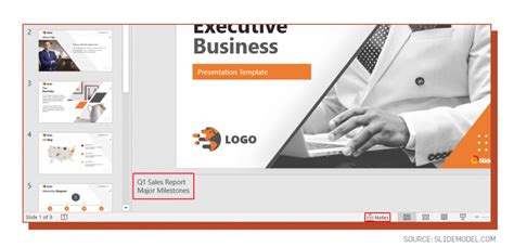 01 How To Add Speaker Notes SlideModel