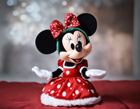 Lexica Christmas Minnie Mouse On White Background