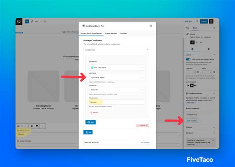 Conditional Blocks Fivetaco