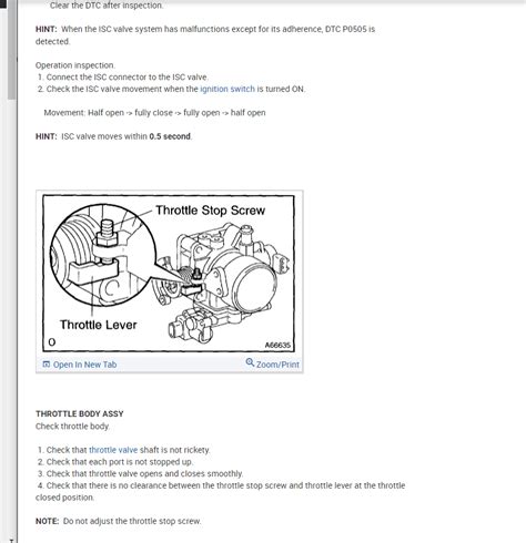 Idle Air Control Valve Hi This Valve Is Constantly With V Or